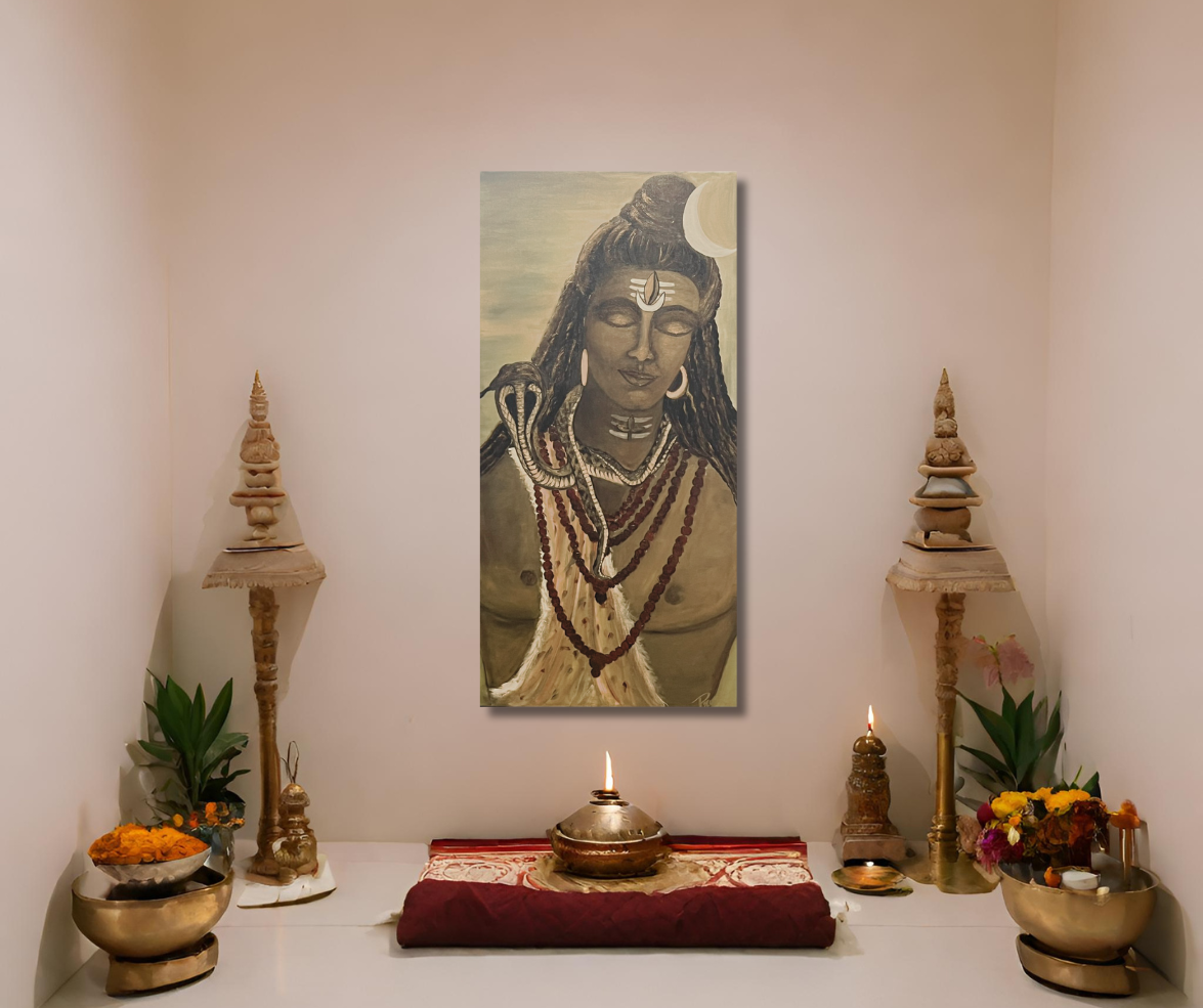Shiva – Original 18×36 on Canvas – Art PRX Designs
