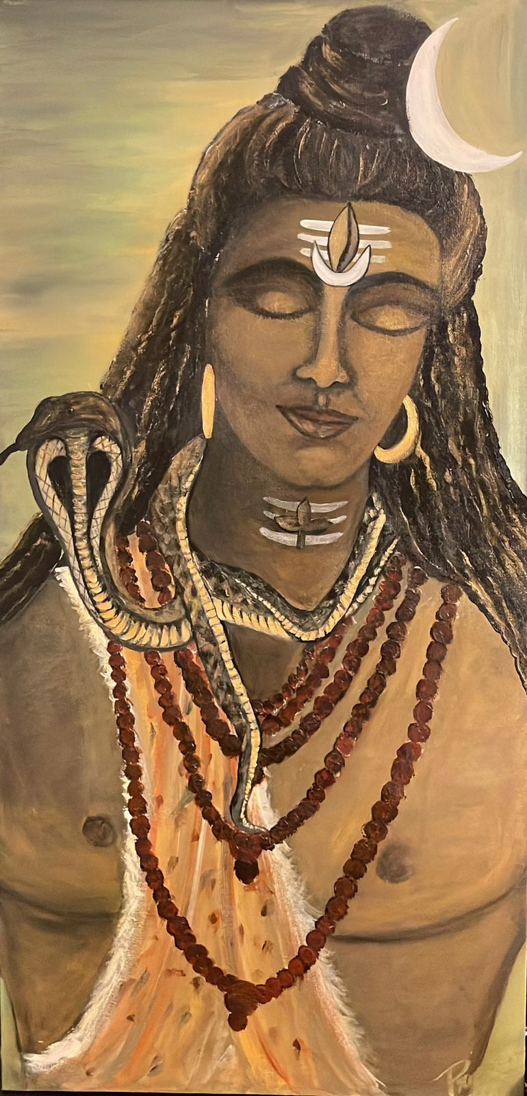 Shiva – Original 18×36 on Canvas – Art PRX Designs