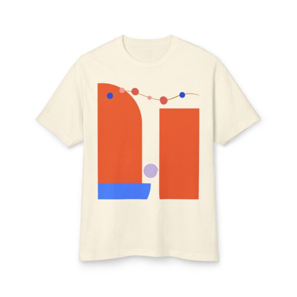 Colorful Abstract Unisex Tee – Heavyweight Cotton Graphic T-Shirt – Art ...